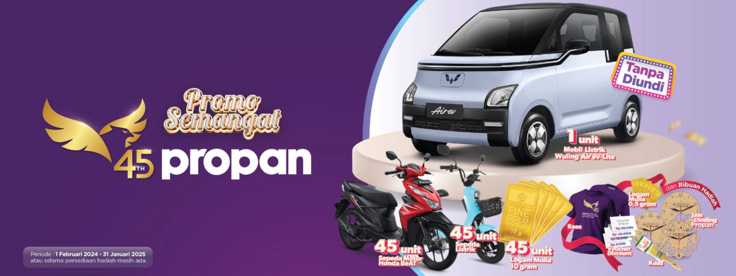 Ayo Beli Cat! Ada Promo Semangat 45th Propan Raya - PT Propan Raya ICC