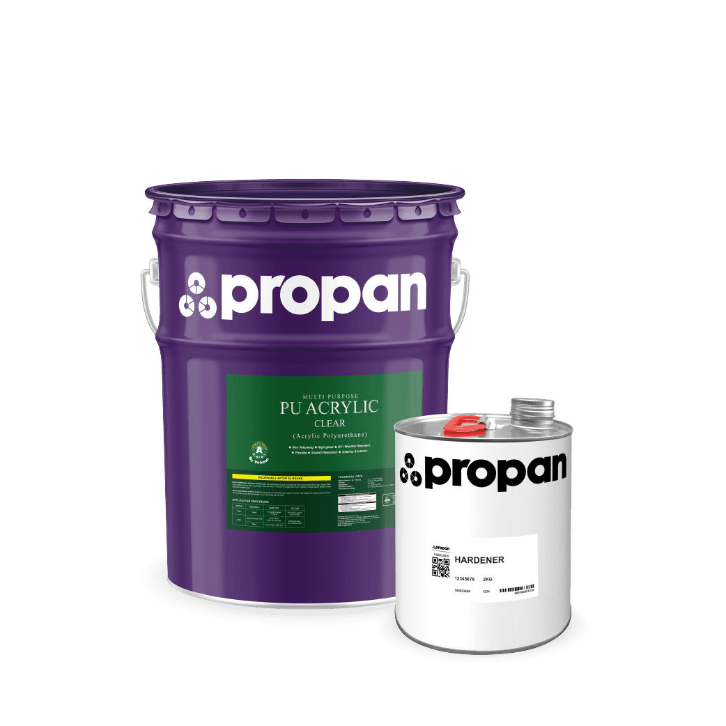 Cat Kayu Transparan Non Yellowing Tahan Gores Propan PU-91