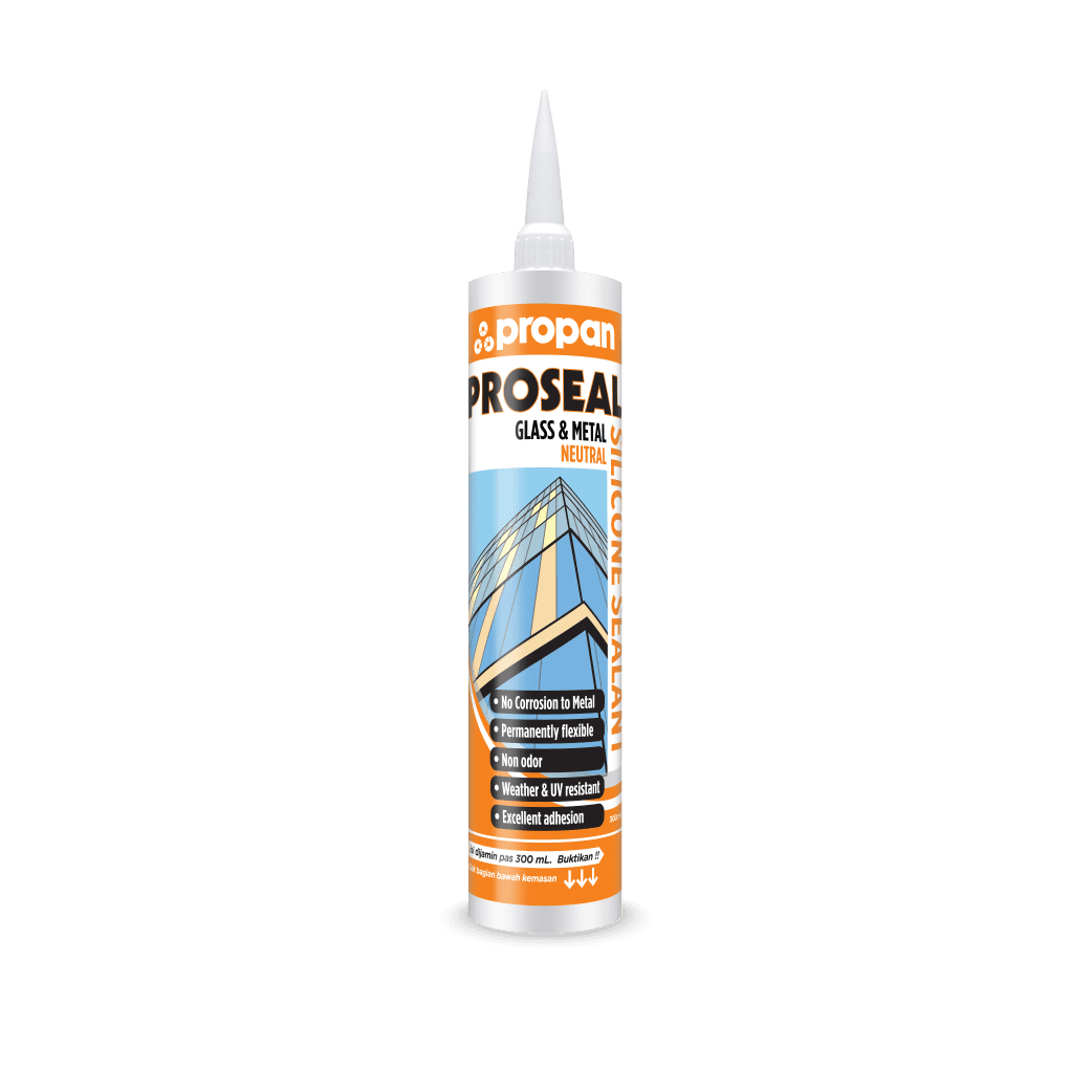 PROSEAL GLASS & METAL (NEUTRAL) SILICONE SEALANT - PT Propan Raya ICC